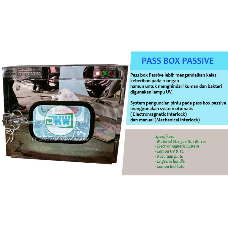 Passive Pass Box Stainless Steel SUS304 | dipatama
